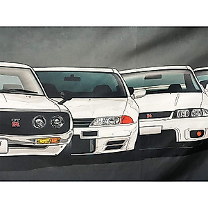 RNGMC GTR Car Flag 3×5 Ft Banner with Brass Grommets 210D Vivd Color Flag