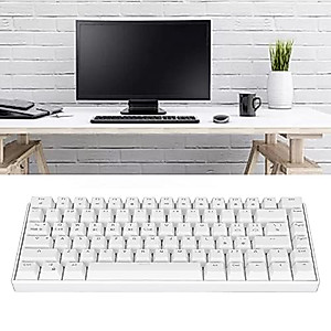 Kafuty-1 Mechanical Gaming Keyboard | 82 Keys | RGB LED Backlit | 2.4G/ Bluetooth 3.0/ Type C Wired 3 Modes, for Windows2000/ME/XP/for Vista /7/HarmonyOS/8/10/for Android/for iOS (Black Shaft)