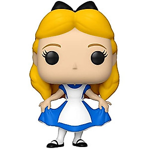 Funko POP Disney: Alice in Wonderland 70th - Alice in Wonderland Curtsying Pop! Vinyl Figure (Bundled with Compatible Pop Box Protector Case), Multicolor, 3.75 inches