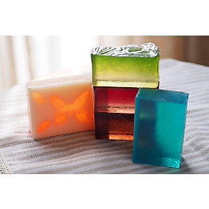 EarthWise Aromatics Clear Glycerin Soap Base - 2 lb - Easy to Melt and Pour - Moisturizing - DIY Handmade Soap