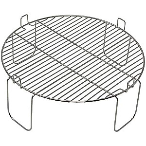 4 inch Stainless Steel Grill Rack Compatible with NuWave® Oven Pro, Primo, NutriChef, Black Decker | Reversible Grate Accessory for Cooking, Baking, Cooling in Infrared Kitchen Convection Toaster Oven