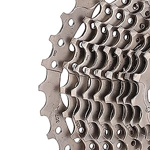 FECAMOS Road Bike Freewheel, 11‑30T Bike Freewheel Anti Rust Treatment High Accuracy Tooth Ratio for Cycling