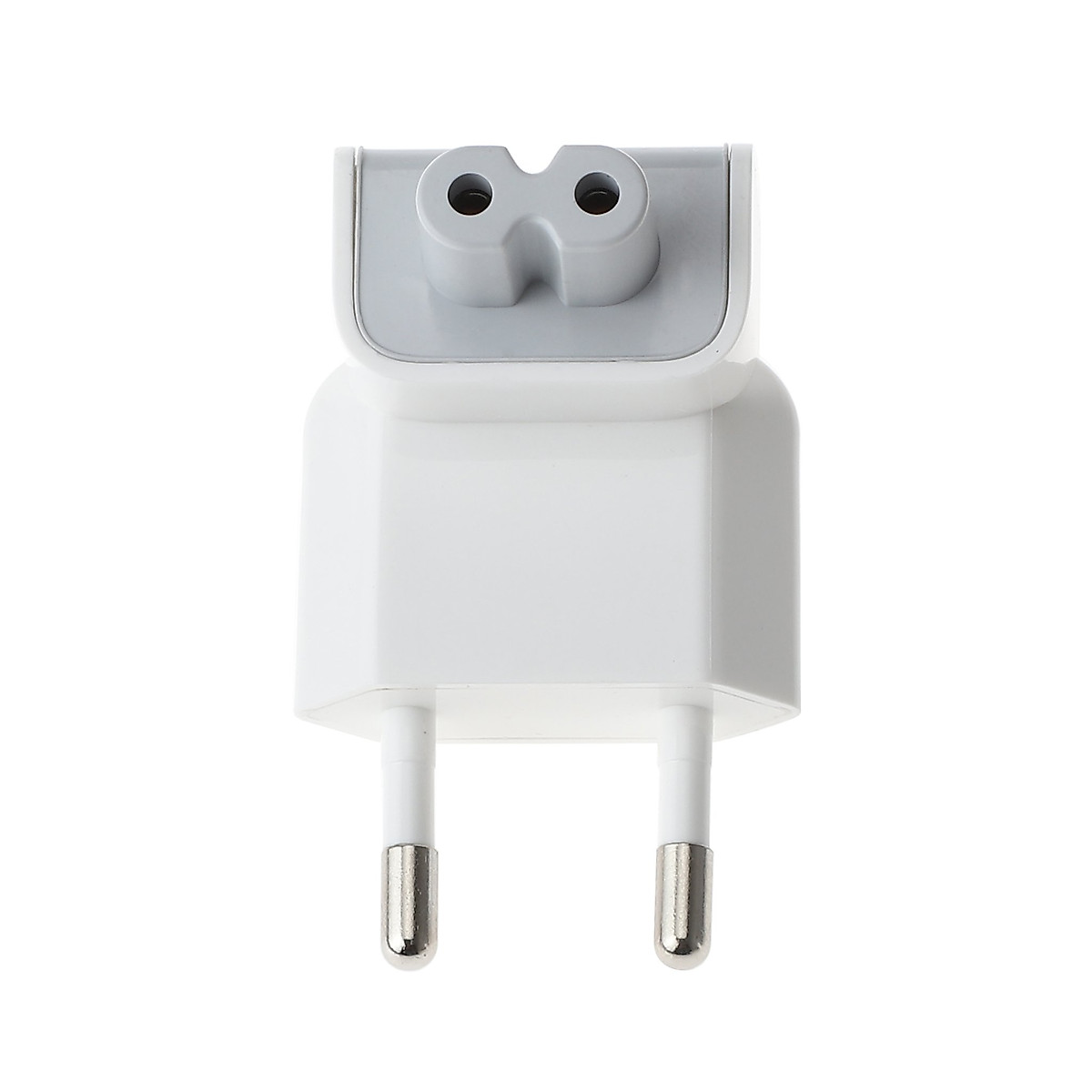 WOVTE Europe Plug Converter Travel Charger Adapter for Apple iBook MacBook White Pack of 2