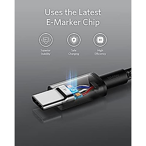 Anker 333 USB C to USB C Cable (6ft 100W, 2-Pack), USB 2.0 Type C Charging Cable Fast Charge & 45W USB C Super Fast Charger, 313 Charger, Ace Foldable PPS Fast Charger Supports Super Fast Chargi