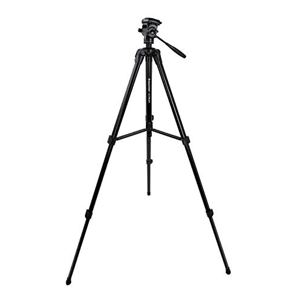Celestron Ultima Pan Tilt Head Tripod - Excellent Choice for a Spotting Scope, Binocular or Camera (93612),Black