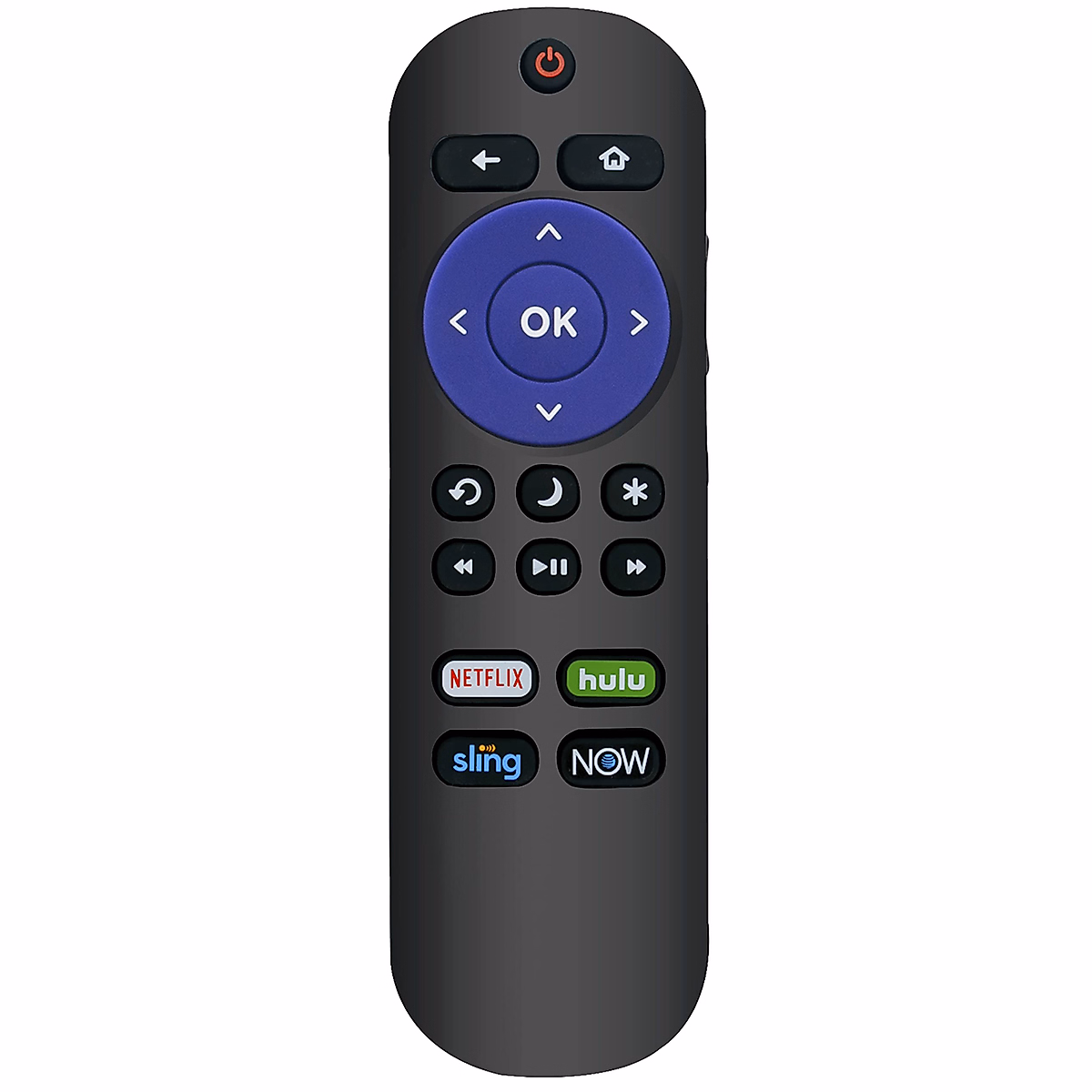 Replaced Remote fit for Hisense Roku TV 32H4D H4 series 40H4D 43H4D 50H4D 55H4D 55R7E 65R6070E 65R7E1 40H4F 43R7E 50R7E 32H4E1 55R6E 60R5800E 50R6E 65R6E1 32H4030F 40H4030F 43R6E 43H4030F 55R60