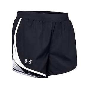 Under Armour Women's UA Fly-by 2.0 Shorts LG Black