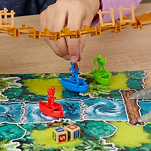 Hasbro Gaming Forbidden Bridge Game, Adventure Board Game, Fun Kids Game for Ages 7 and Up, Game for 2 to 4 Players
