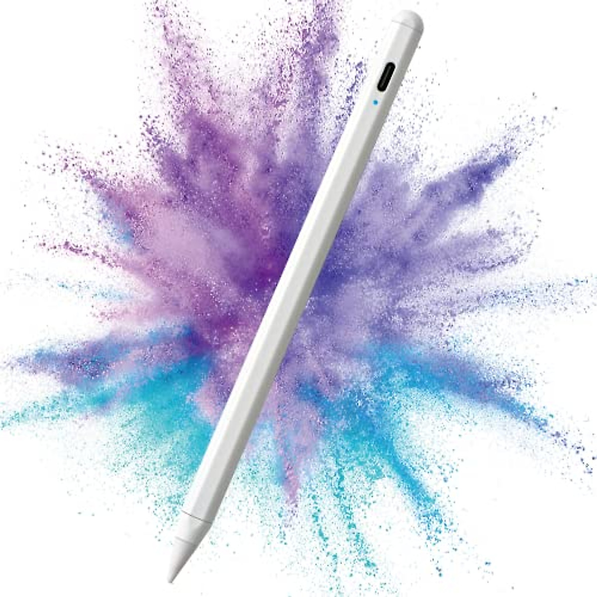 Gutliebe Stylus Pen for Apple iPad Pen with High Precision, Tilt Sensitivity, Palm Rejection and Magnetic Attachment, Type-C Rechargeable Stylus for Drawing and Writing on The iPad 2018-2020