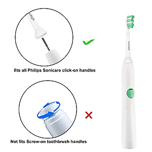 Vochigh Replacement Toothbrush Heads for Philips Sonicare ProtectiveClean: Compatible with Sonicare DailyClean EasyClean 2 Series & 3 Series Electric Toothbrush 10 Pack, Green