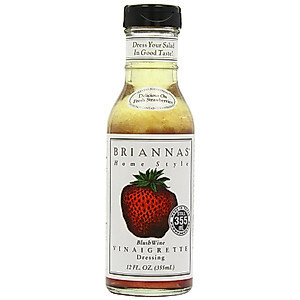 Brianna's Blush Wine Vinaigrette, 12-Ounce Bottles (Pack of 6)