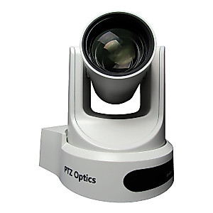 PTZOptics Live Streaming Cameras - 1080P Indoor PTZ Cameras with SDI, HDMI and IP Control + PoE (30X-SDI, White)