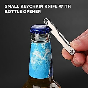 edcfans Pocket Knife For Men, Folding Scalpels Knife with 10pcs Surgical Replaceable Blades #11, EDC Utility Knives, Outdoor Edge Knives for Hunting, Skinning.