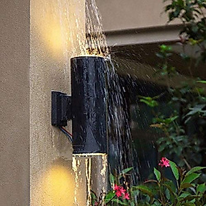 SPNEC Double Head Up and Down Spotlight Outdoor Wall Lamp 18W Porch Garden Waterproof Home Lighting Outdoor Lamp