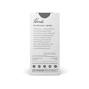 D'Addario Woodwinds Rico Hemke Soprano Sax Reeds, Strength 2.5, 5-pack