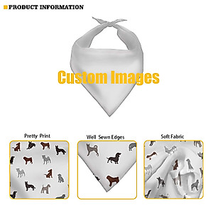 Advocator Tribal Style Dog Bandanas Set of 3pcs Scarf Kerchief Dog Bibs Washable Girl Boy Outdoor Dog Fall Bandanas Accessories for Small Medium Large Dogs Cat