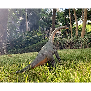 Gemini&Genius Dinosaur Toys Brachiosaurus a Long Neck Dinosaurs Action Figure Birthday Gift and Collection Dino World Model Toys for Kids(Dark Green)