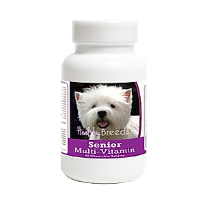Healthy Breeds West Highland White Terrier Senior Dog Multivitamin Tablets 60 Count