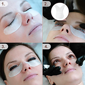 Leinuosen 20 Pack Y Lash Lift Tool Y Shape Eyelash Brush Lash Lift Brush Silicone Grafting Eyelash Lift Brush for Eyelash Extension Clean up