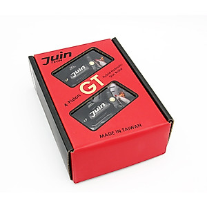 Juin Tech GT-F 4-Piston Cable Actuated Hydraulic Bicycle Bike Disc Brake Caliper Set Hybrid Brake Set for Flat-Mount Road/Cyclocross/Gravel/E-Bike/Folding Bike use (Black)