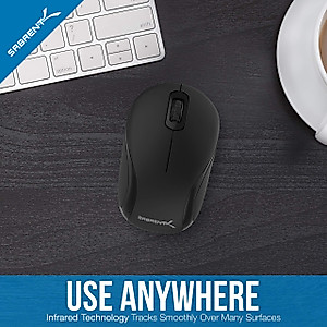 SABRENT Multi-Port iMac Hub + Mini Travel 2.4GHz Wireless Mouse with Nano Receiver