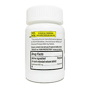Guardian Mucus Relief, 600mg Guaifenesin 12 Hour Extended Release, Chest Congestion Expectorant (100 Count Bottle)