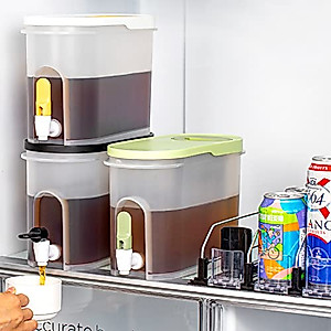 Baraiser Cold Brew Coffee Maker, 3/4 Gallon Iced Coffee Maker with Ultra-fine Mesh Steel Filter and Spigot Black