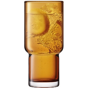 LSA International Utility Highball, 13.2 fl. oz, Amber