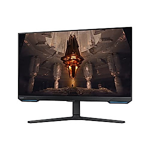 SAMSUNG Odyssey G70B Series 32-Inch 4K UHD Gaming Monitor, IPS Panel, 144Hz, 1ms, HDR 400, G-Sync and FreeSync Premium Pro Compatible, Ultrawide Game View (LS32BG702ENXGO)