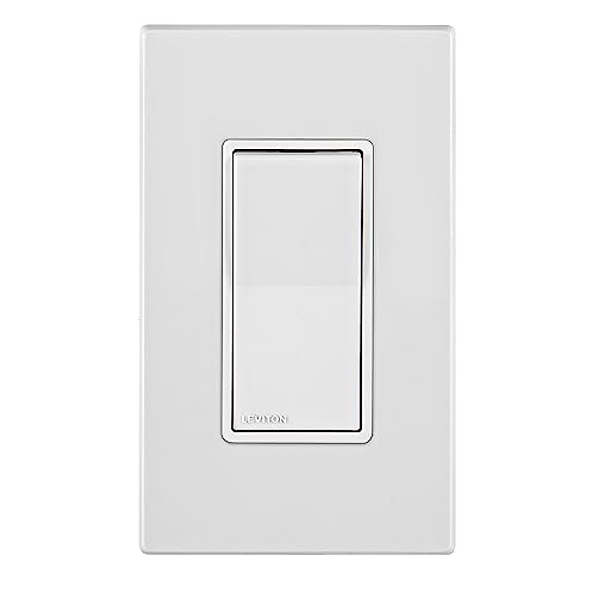Leviton E5603-SW Decora Edge 15 Amp 3-Way Rocker Switch, White