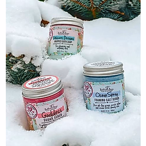 Bella & Bear Ocean Spray Body Scrub - Travel Size - Vegan 3.4oz (3.4 oz) (3.4 oz)