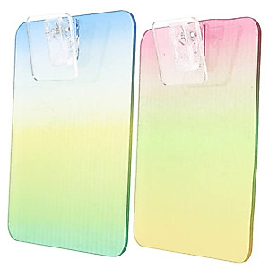 TEHAUX 4 Pcs Plate Clamp Paper File Organizer Plastic Paper Clipboard Plastic Clipboard Short Hand Board Conference Recording Board Exam Paper Clips Acrylic Splint Student