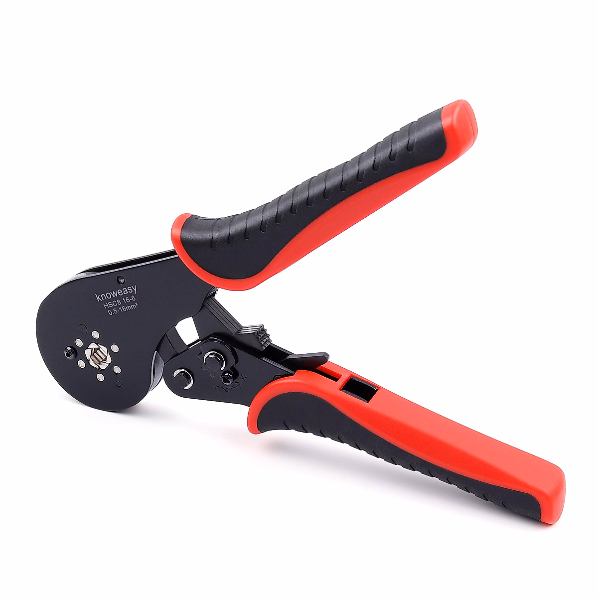 Hexagonal Ferrule Crimping Tool,Knoweasy 16-6 Ferrules Crimp Tool and Hexagonal Wire Ferrule Crimper Used for 30-5 AWG/0.5-16mm² Cable End Sleeves
