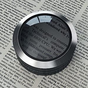 Satechi ReadMate LED Desktop Magnifier with up to 5X Magnification - Carrying Case Included (Black)