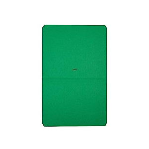 Staples 509653 Top-Tab File Folders Straight-Cut Tab Letter Size Green 100/Bx