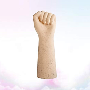 VICASKY Ceramic Flower Planters Hand Shape Vase Garden Pots Containers Desktop Sculpture Decor for Home Office Beige