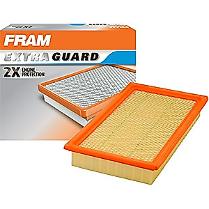 FRAM Extra Guard CA10242 Replacement Engine Air Filter for Select Ford, Lincoln, Mazda, and Mercury Models, Provides Up to 12 Months or 12,000 Miles Filter Protection