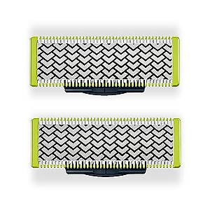 Replacement Heads Blades Compatible with One Blade Shavers, 2 Pieces