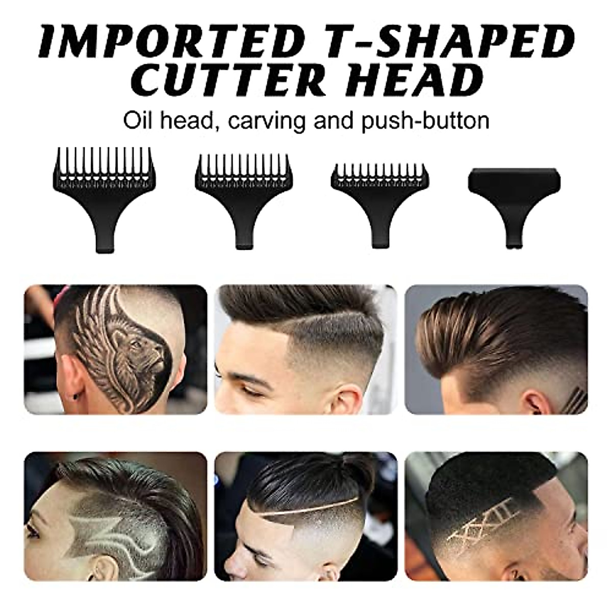 Innens Hair Clippers for Men, Professional Mens Hair Clippers Zero Gapped Cordless Hair Trimmer Professional Haircut & Grooming Kit for Men Rechargeable LED Display, Gifts for Men Dad Boyfriend