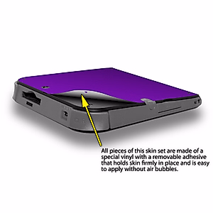 Solids Collection Purple - WraptorSkinz Decal Style Vinyl Skin Compatible With Nintendo 2DS (2DS NOT INCLUDED)