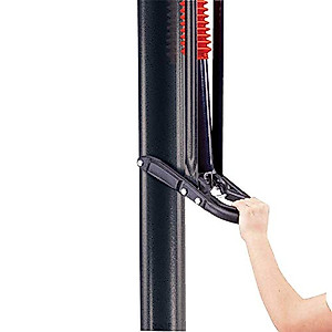 Lifetime 71281 In Ground Power Lift Basketball System, 52 Inch Shatterproof Backboard