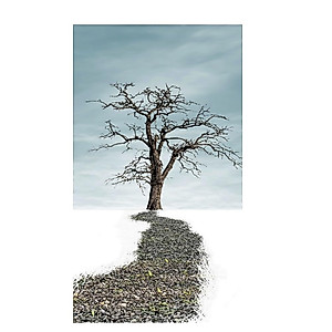 Window Privacy Film Opaque Window Stickers Decorative Windows Film Privacy Tree Stained Glass Window Stickers No Glue Static Cling Frosted Window Film Glass Window Decals (Size : 40x100cm)