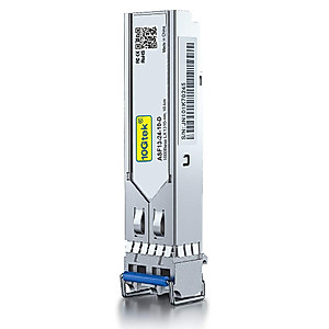 10Gtek 1.25G SFP Transceiver 1000Base-LX, 1310nm SMF SingleMode Fiber Optic Module, up to 10 km, for Cisco GLC-LH-SMD, Meraki MA-SFP-1GB-LX10, Ubiquiti UniFi, Fortinet, Mikrotik, TP-Link TL-SM311LS