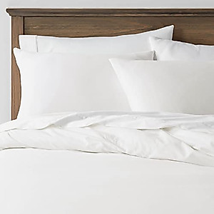 THREAD SPREAD Queen/Full Duvet Cover, 1000 Thread Count Sateen 3 Piece Egyptian Cotton Quality Duvet Cover, 100% Pure Cotton Comforter Cover, 2 Pillow Shams, Zipper Closure, 7 Corner Ties - (White)