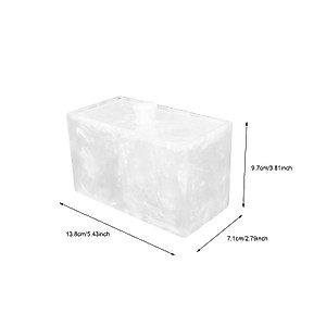 Cabilock Box cosmetic cotton storage box cotton pad container makeup applicator organizer floss holder flosser dispenser cotton pads holder cotton holder Compartments Cotton Pad Case patch