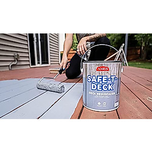 Ames Safe-T-Deck Granulated Formula Exterior Paint - 1 Gallon Khaki Tan Paint - Great for Porches, Patios, Decks, Walkways and More - Made in The USA, 128 Fl Oz (Pack of 1), 1.00 Gallon (Pack of 1)