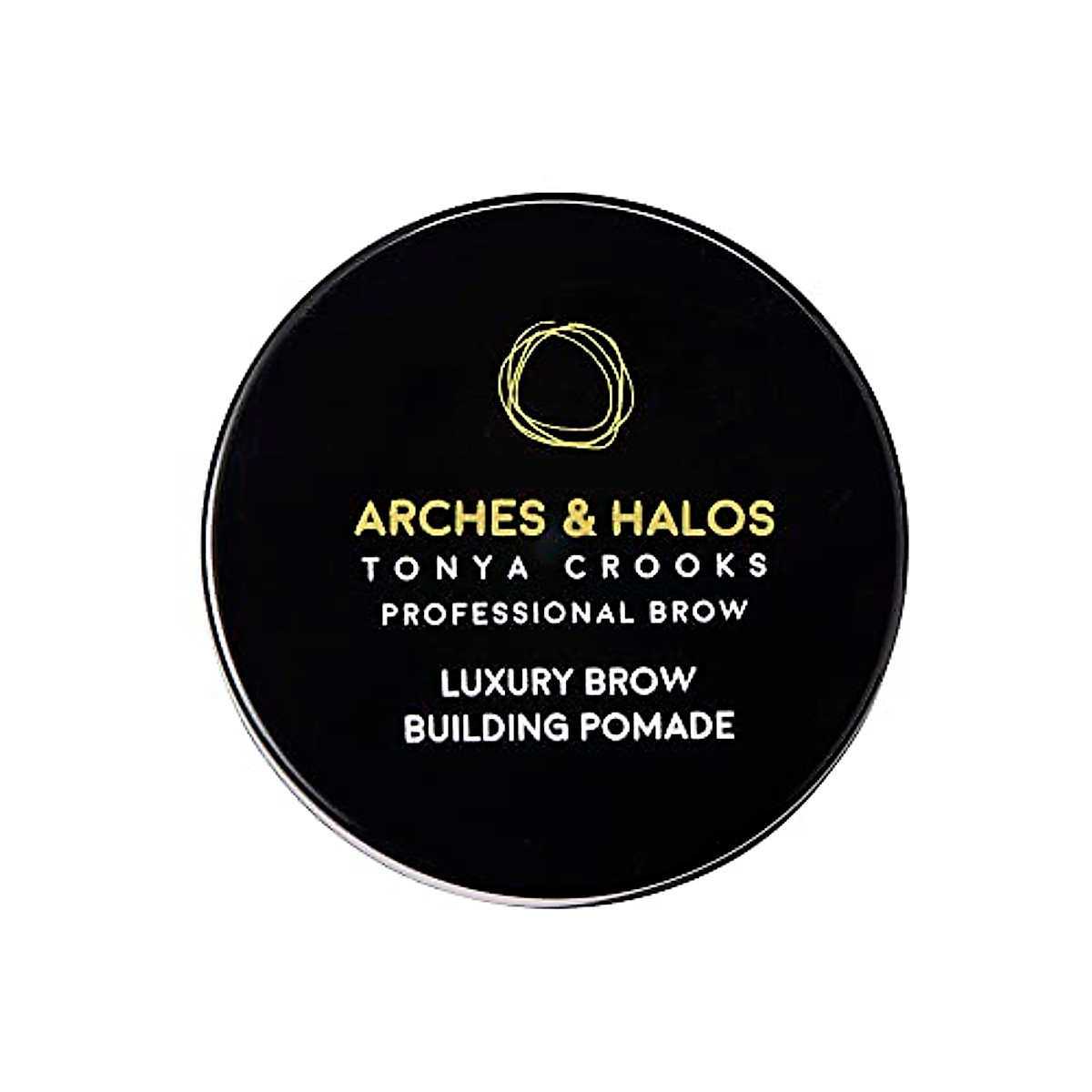 Arches & Halos Luxury Brow Building Pomade in Dark Brown, 0.1 Ounce