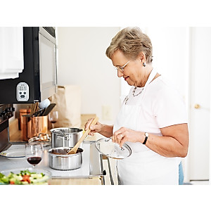 General Tools TI150 3-in-1 Kitchen Timer - for Visually/Hearing Impaired, Loud Environments and Classrooms (Red Flasher, Loud Beeper, Vibration) , Gray