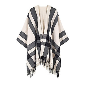 Breezy Lane Shawl Wraps for Women Ponchos Ruana Wraps Cardigan Holiday Gifts for Women