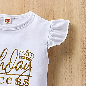 LYQTloml Toddler Kids Baby Girls Birthday Princess Outfits Dress Vest Sleeveless Shirts Tank Top Dot Mesh Tutu Skirt 2PCS Summer Sets A Pink…